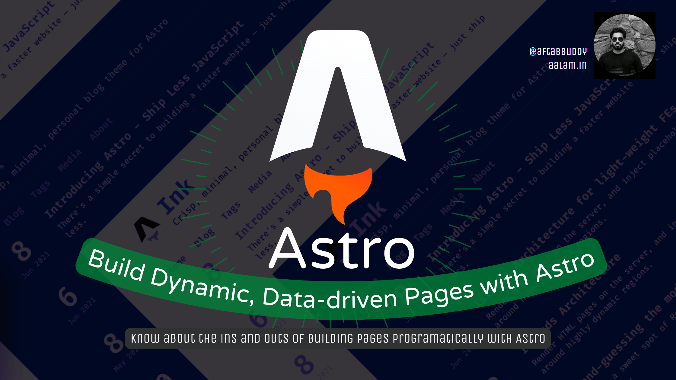 Build Dynamic, Data-driven Pages with Astro – Aftab Alam